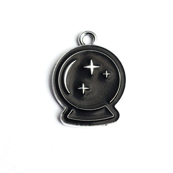 Crystal Ball Charm - Etsy