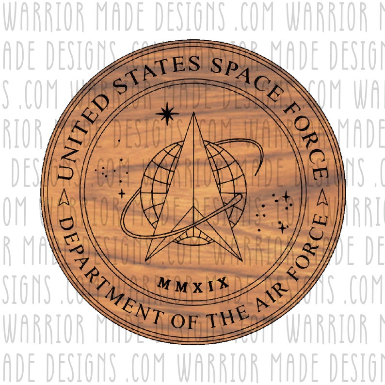 US Space Force Seal Svg Png Dxf Pdf | Space Military Emblem Vector ...