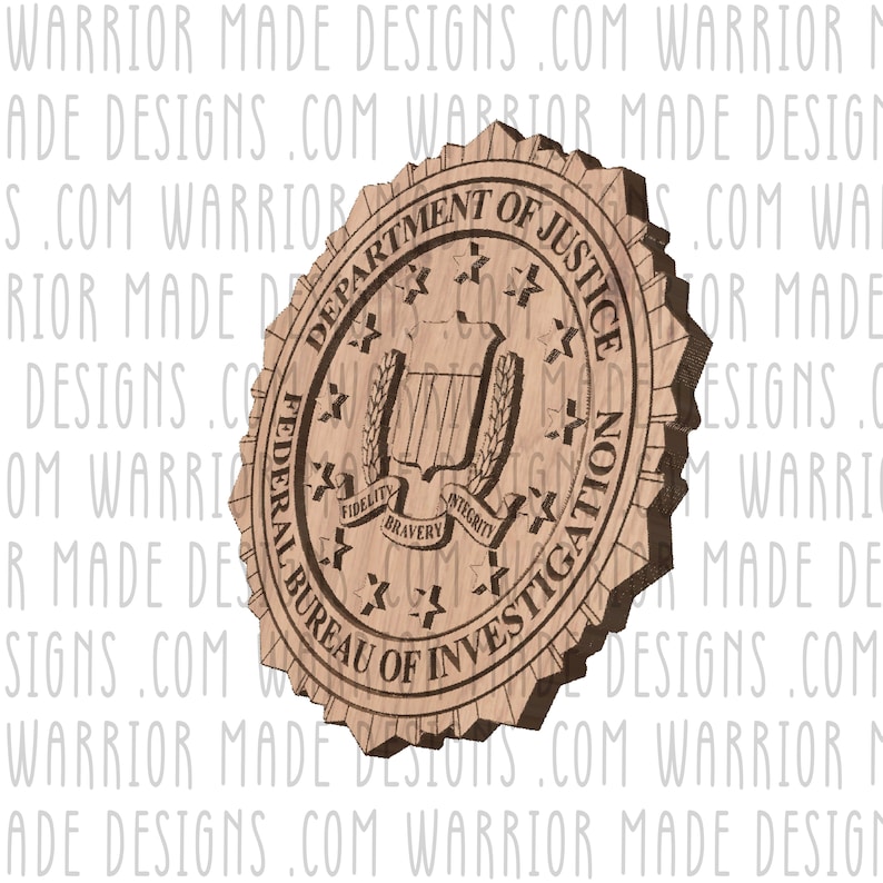 FBI Seal Svg Png Dxf Pdf | Federal Bureau of Investigation Vector ...