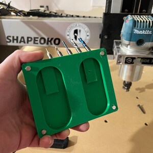 CNC Magnetic and Wall Mountable Bit Storage Holder Physical Product - Etsy