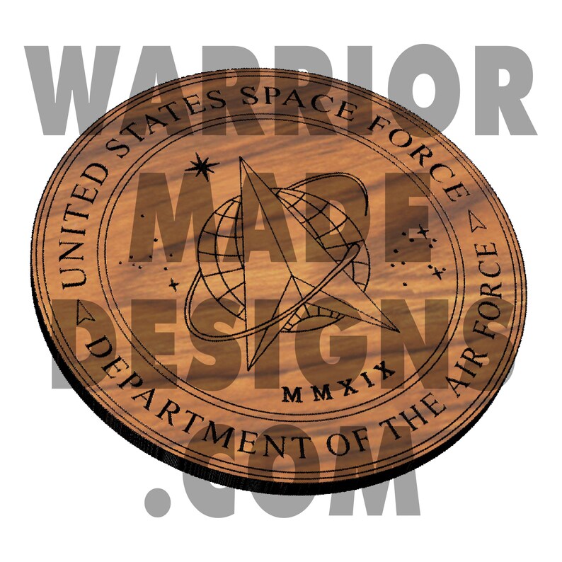 United States Space Force Seal SVG Glowforge Ready Perfect - Etsy