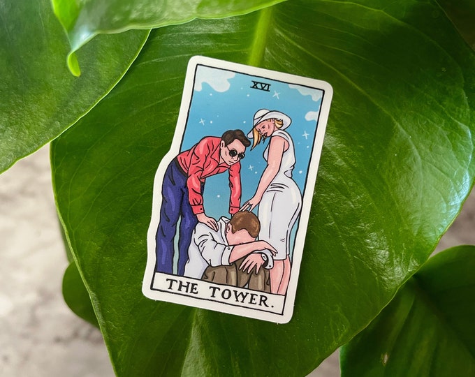 Succession Tarot Sticker - Succession Merch, Succession HBO, Shiv Roy ...