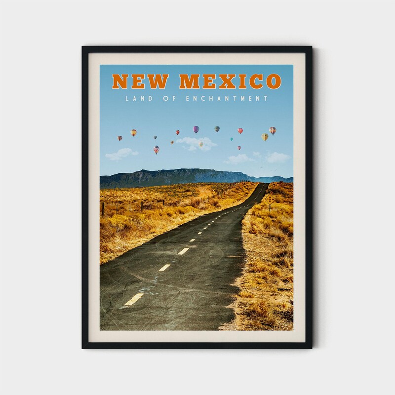 New Mexico Poster - Etsy