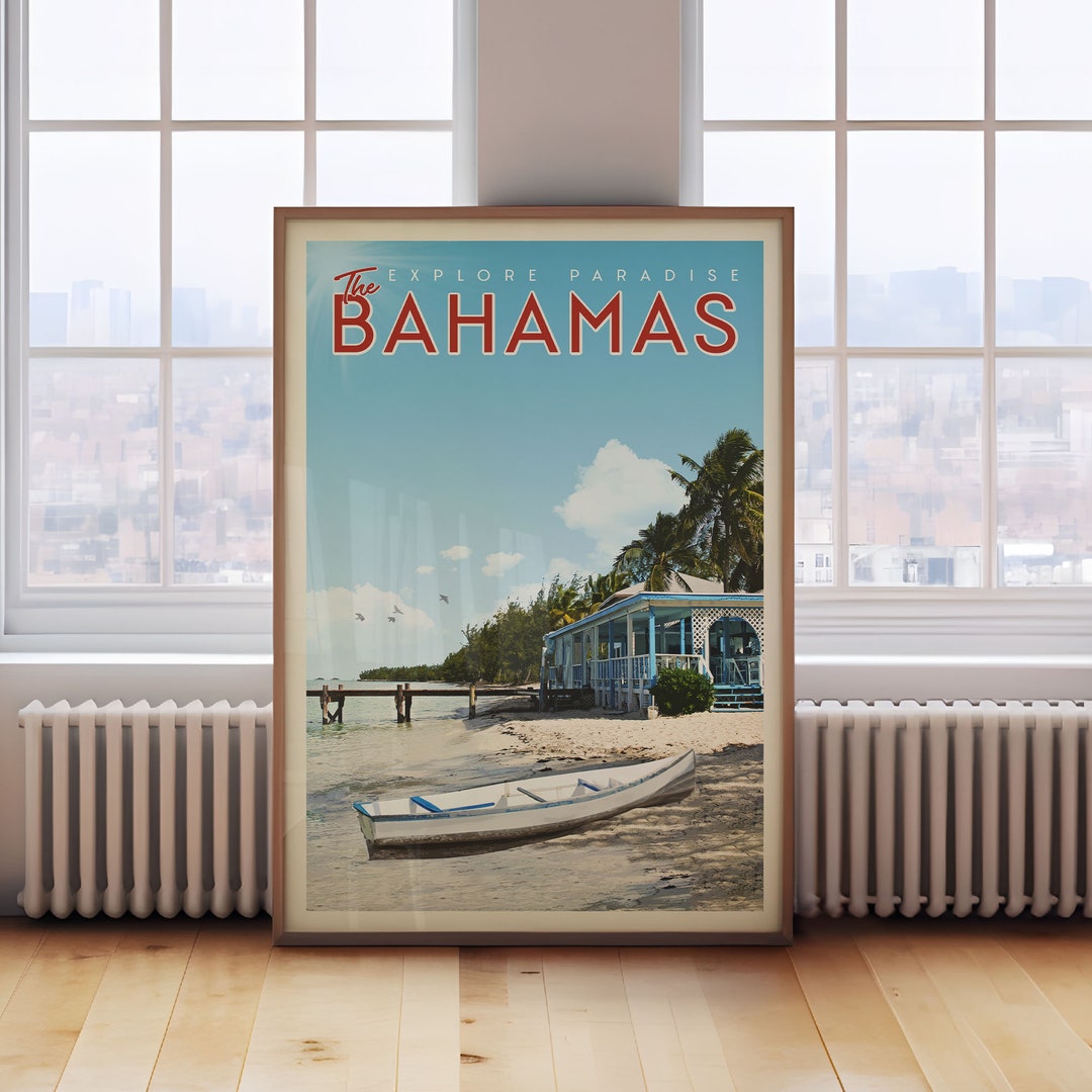The Bahamas Travel Poster, the Bahamas Art Print, the Bahamas Wall Art ...