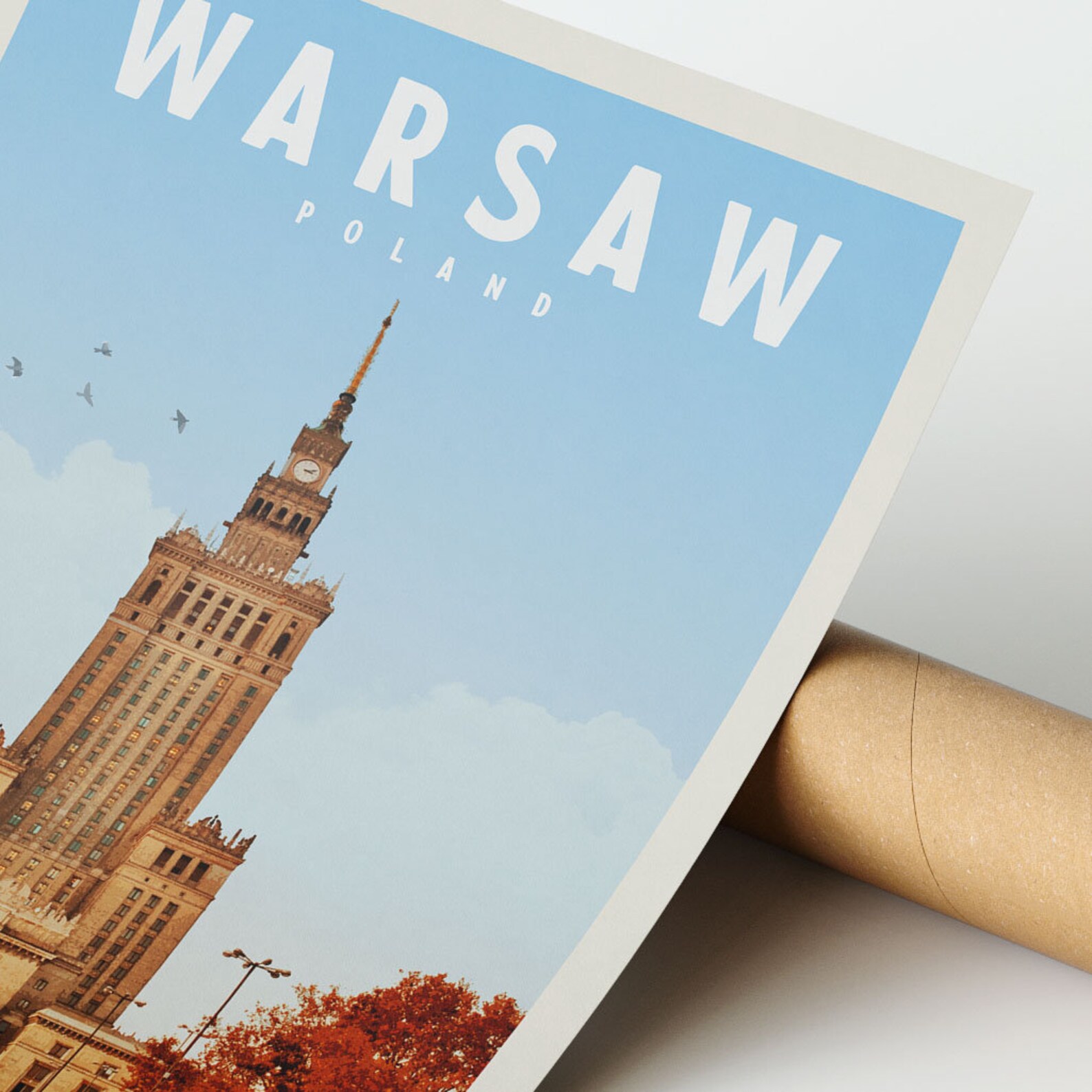 Warsaw Poster Poland Poster Warsaw Print Poland Art Print - Etsy