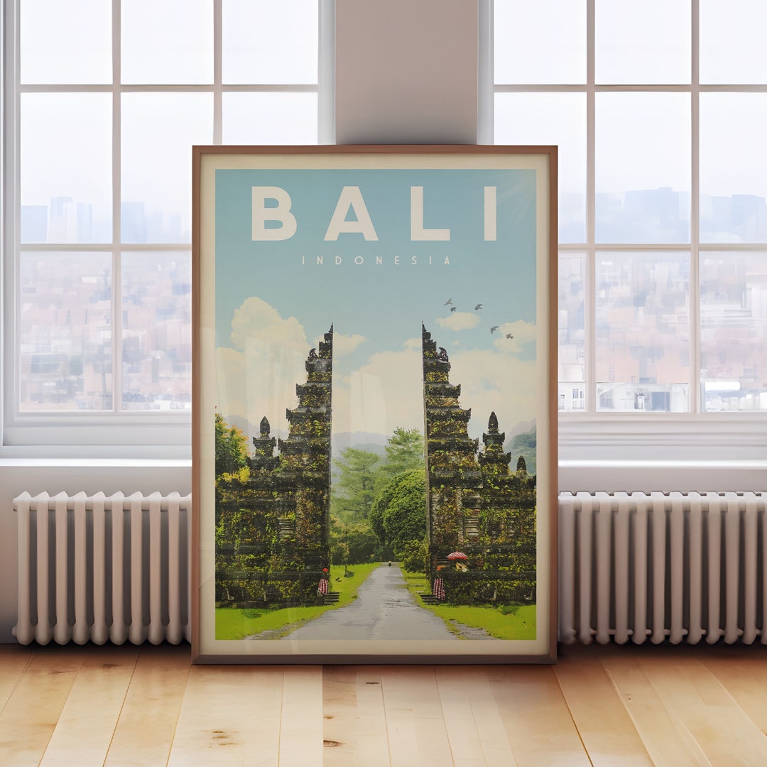 Bali Decor, Bali Travel Poster, Bali Wall Art, Bali Indonesia Print ...