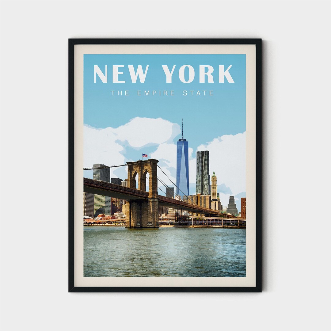 New York City Wall Art, New York Wall Decor, New York Print, NY Skyline ...