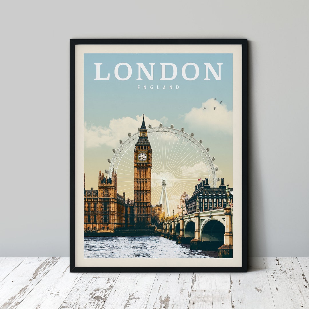 London Wall Art London Print London Poster England Print - Etsy
