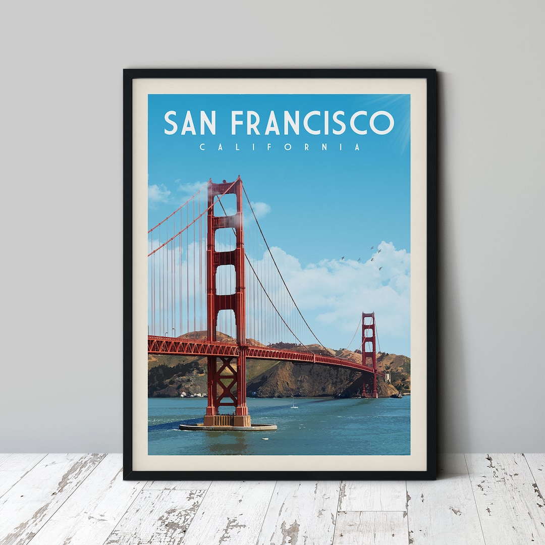 San Francisco Art Print San Francisco Print California Wall - Etsy
