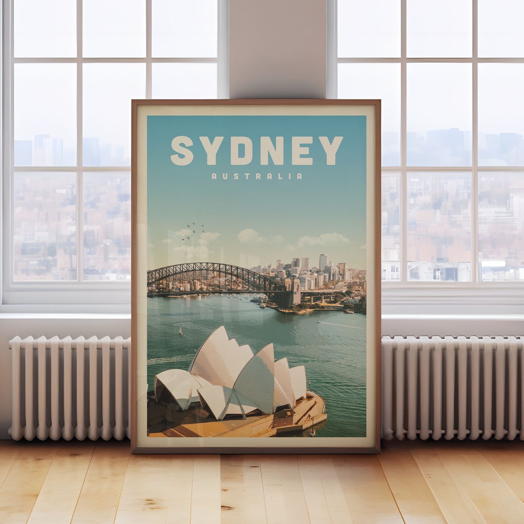 Sydney Australia Poster, Sydney Print, Sydney Opera House Wall Art ...
