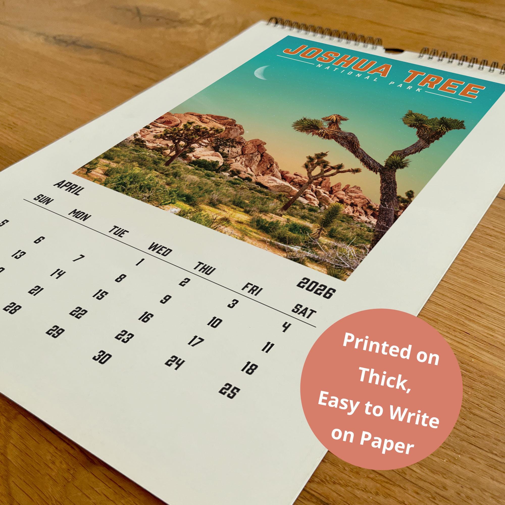 National Parks 2026 Wall Calendar, US National Park Calendar | 2026 ...