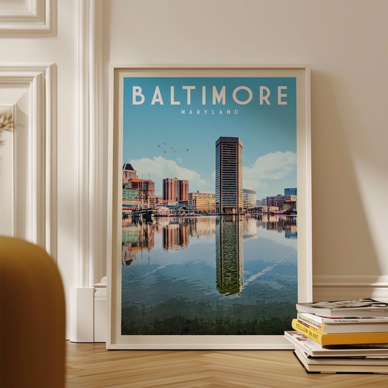 Baltimore Travel Poster - Etsy