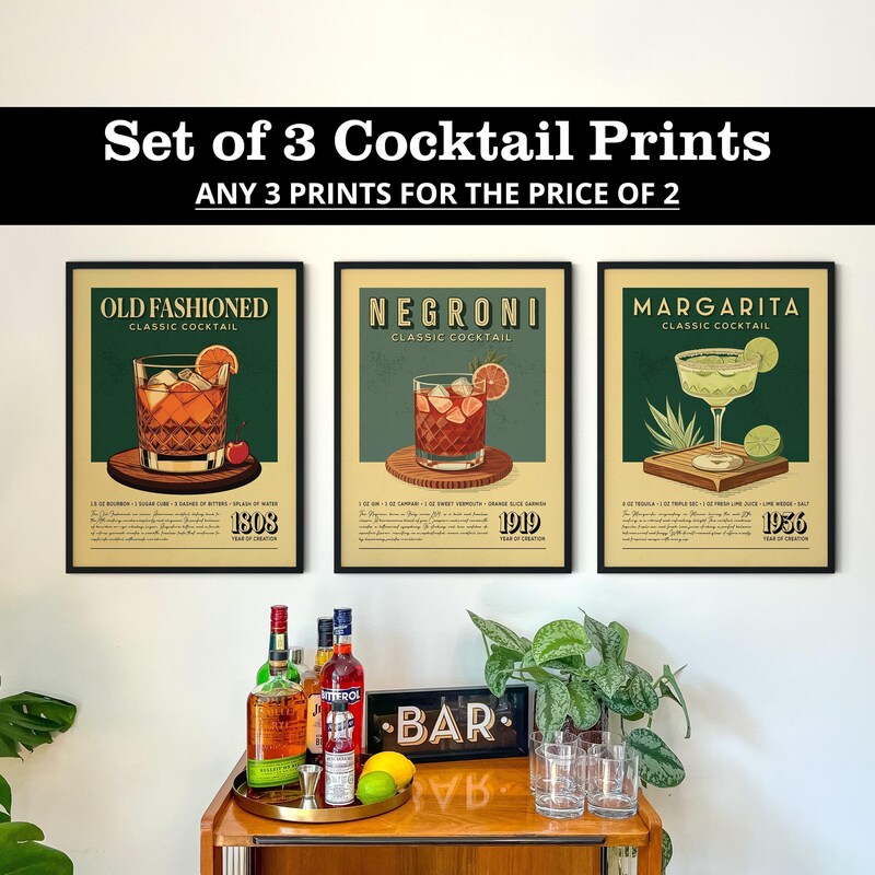 Cocktail Poster - Etsy
