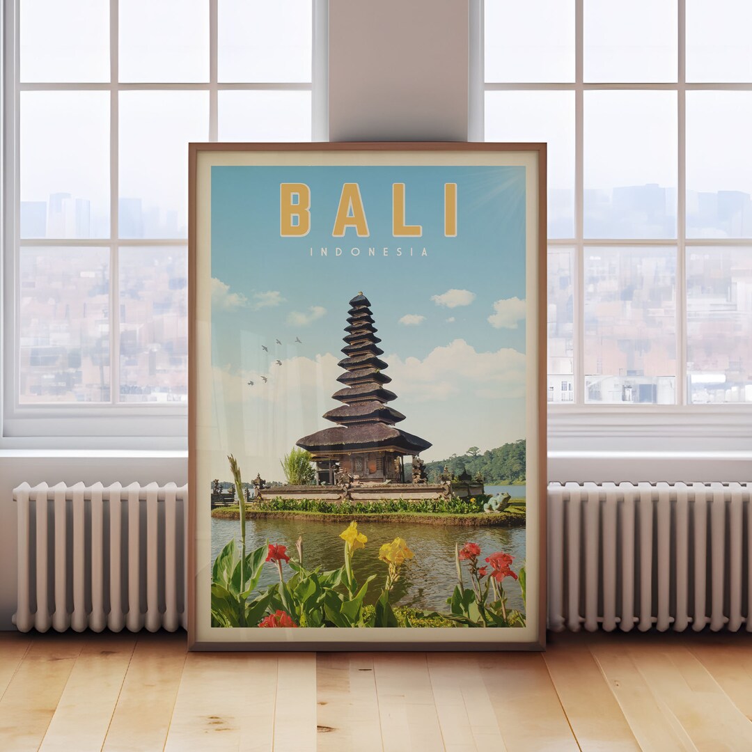 Bali Decor, Bali Travel Poster, Bali Wall Art, Bali Indonesia Print ...