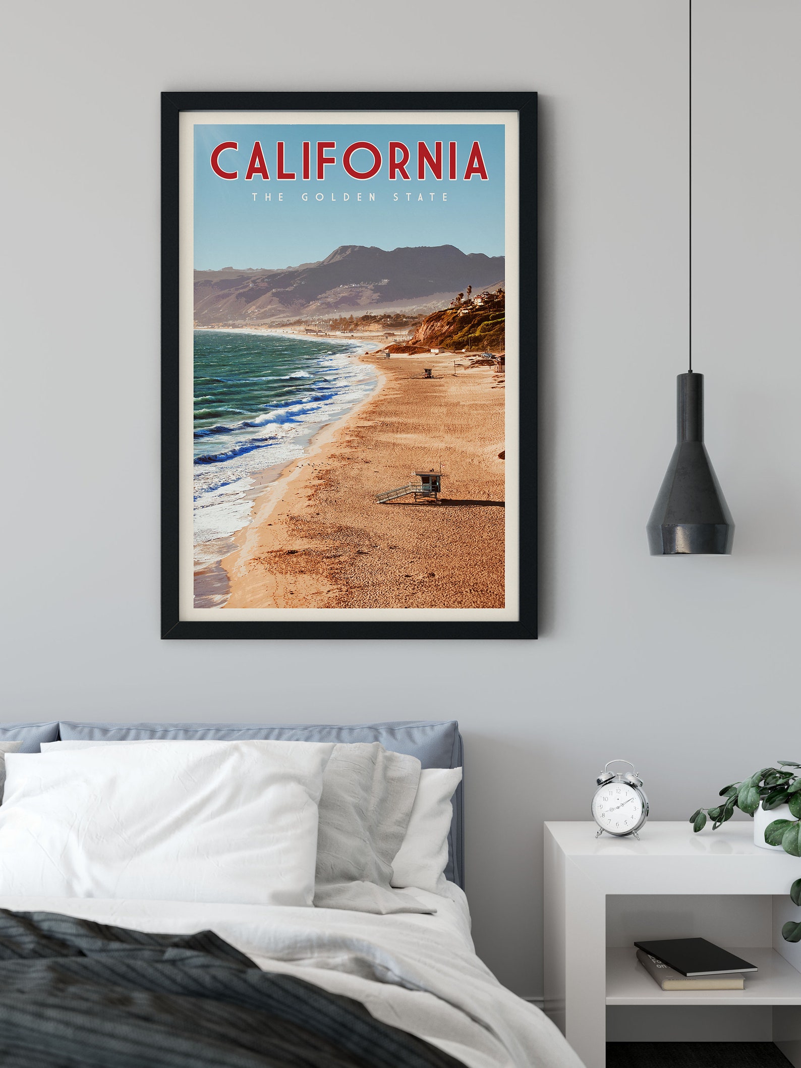 California Poster California Wall Art California Art Print - Etsy