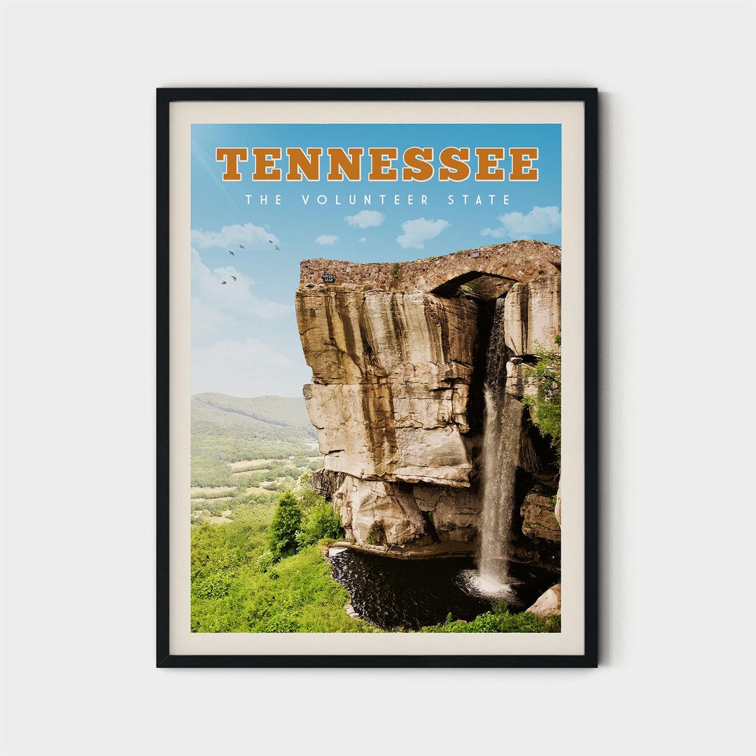 Tennessee Travel Poster, Tennessee Print, Tennessee Wall Art Canvas ...