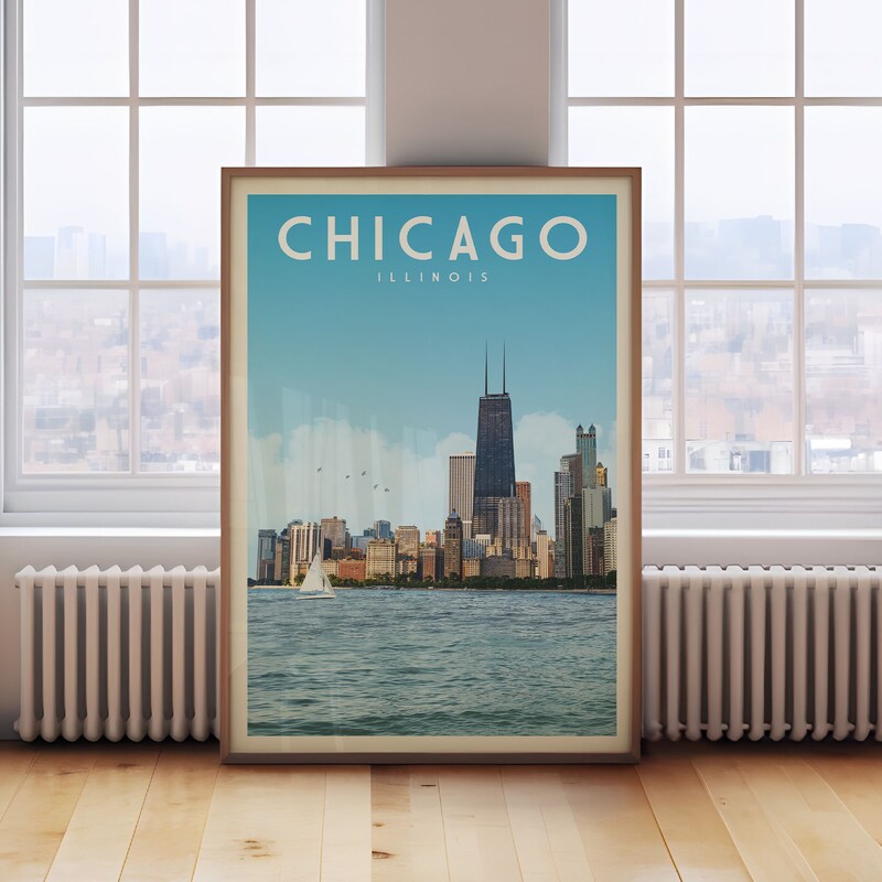 Chicago Wall Art - Etsy
