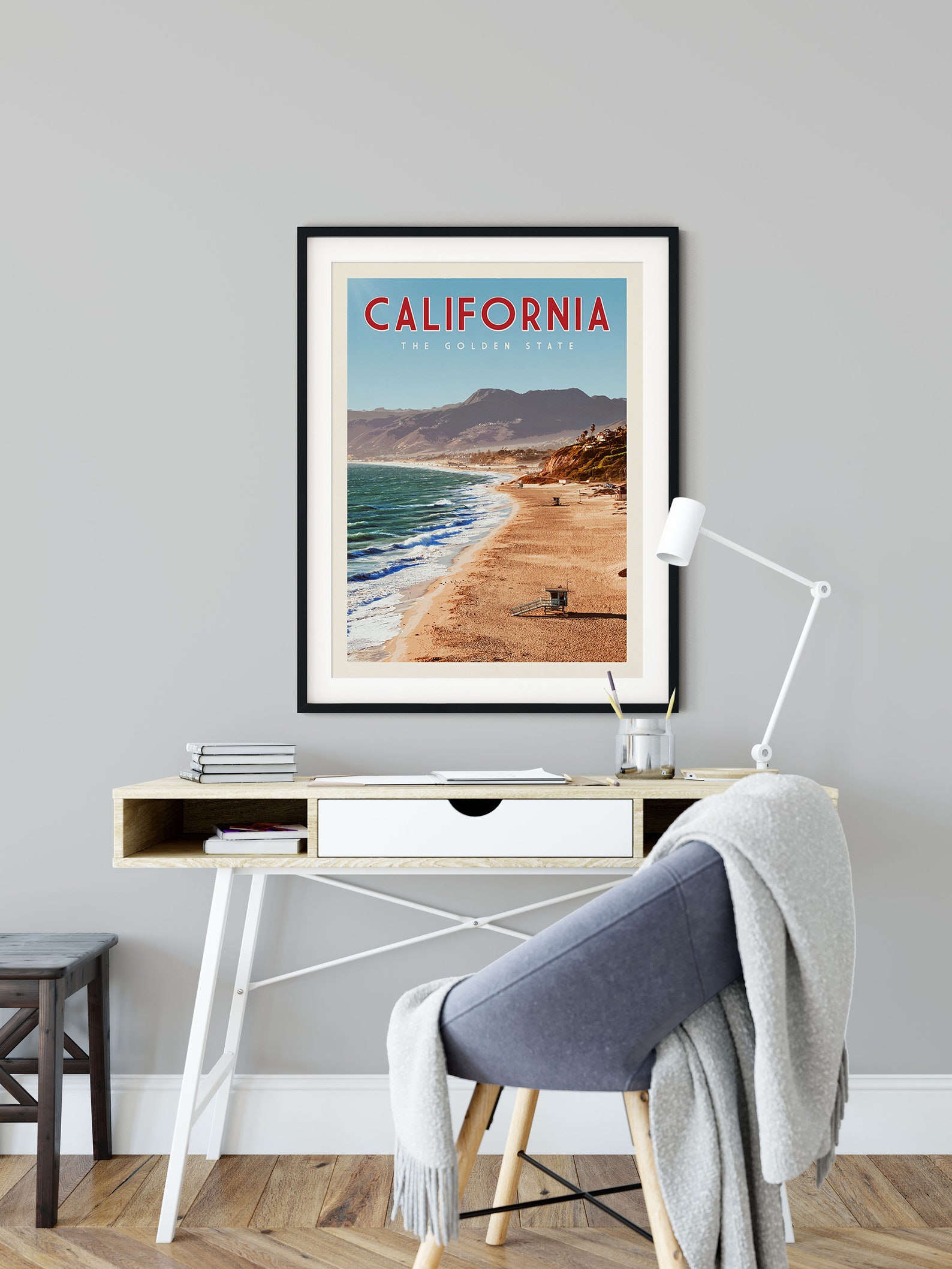 California Poster California Wall Art California Art Print - Etsy