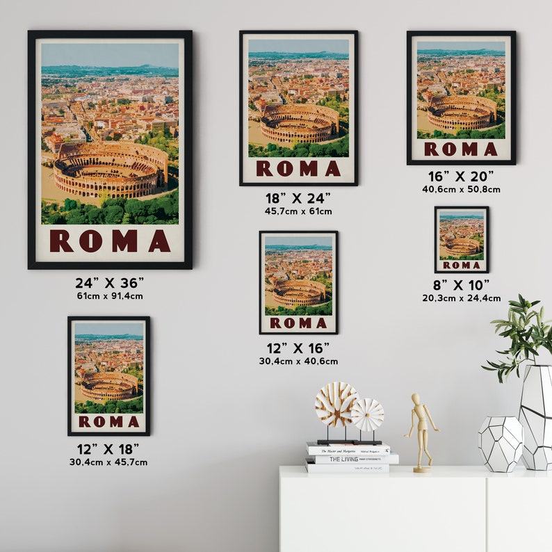 Rome Wall Decor Rome Wall Art Rome Print Italy Wall Art | Etsy