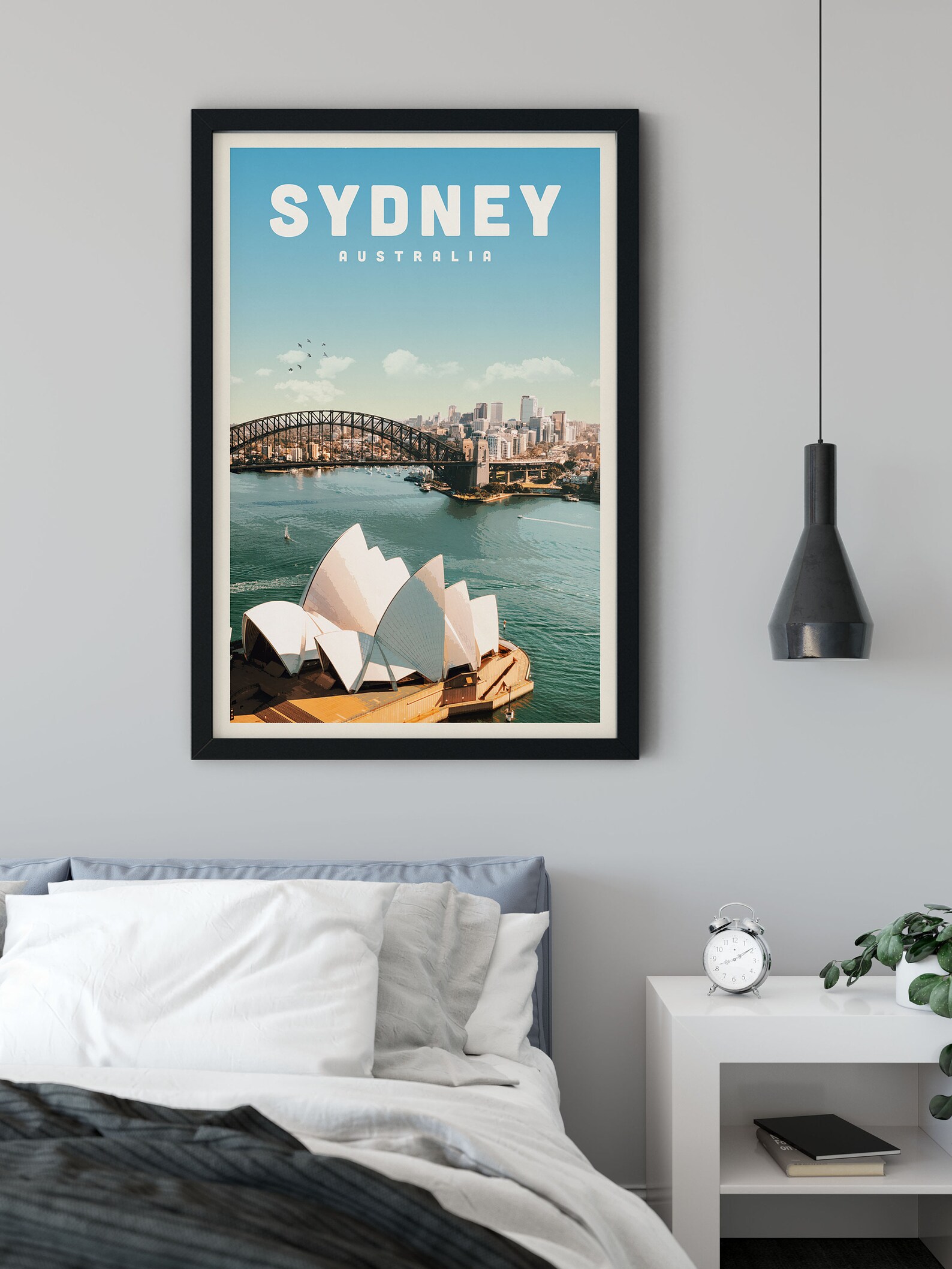 Sydney Australia Poster Sydney Print Sydney Opera House Wall - Etsy