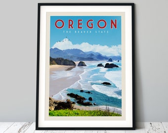 Oregon Wall Art | Etsy