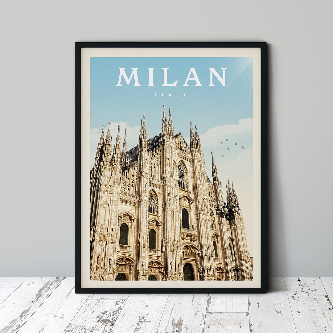 Mailand Italien Drucken, Italien Poster, Mailand Italien Wandkunst ...