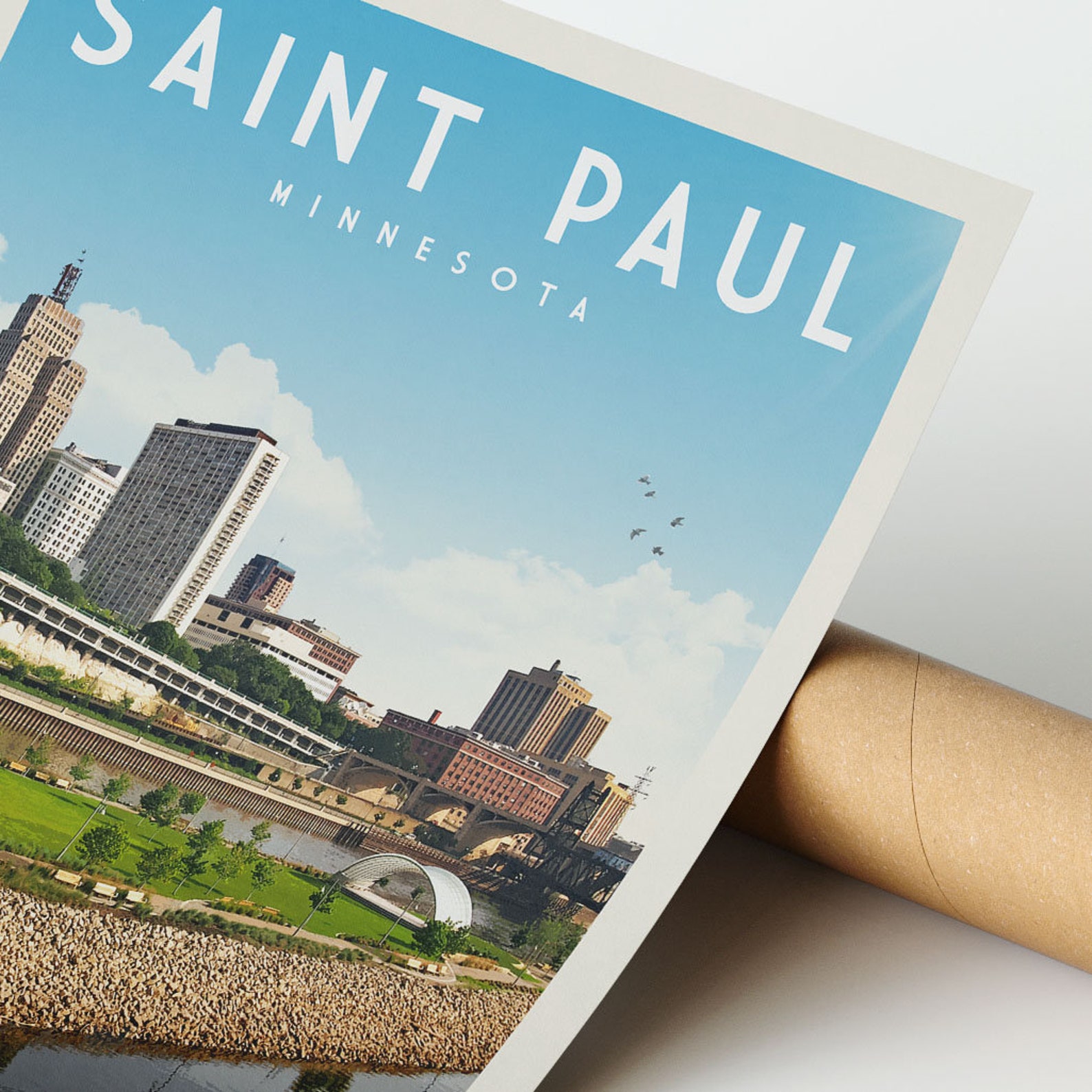 St. Paul Poster St. Paul Framed Print St. Paul Wall Art - Etsy