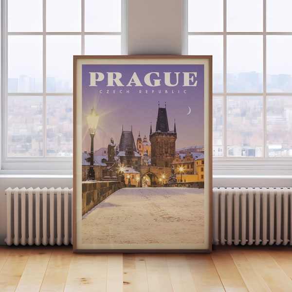 Prague Poster - Etsy