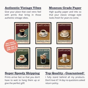 Cafe Con Leche Coffee Poster, Kitchen Coffee Bar Art Print, Coffee Bar ...