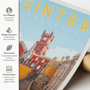 Sintra Portugal Print, Large Wall Art Portugal, Portugal Gift, Sintra ...