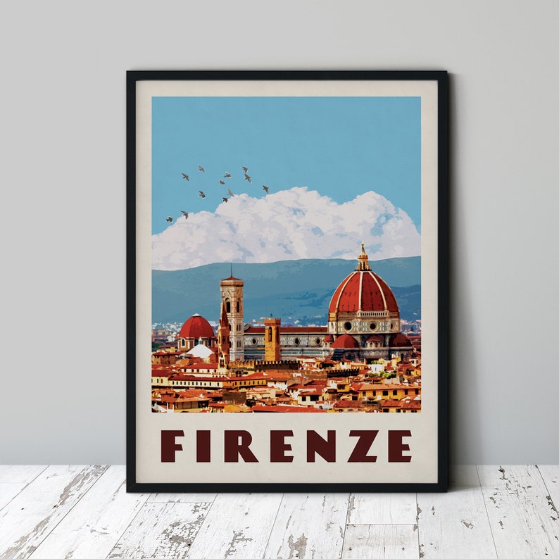 Florence Italy Print Italy Poster Florence Italy Wall Art - Etsy