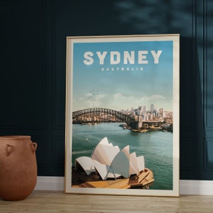 Sydney Australia Poster, Sydney Print, Sydney Opera House Wall Art ...