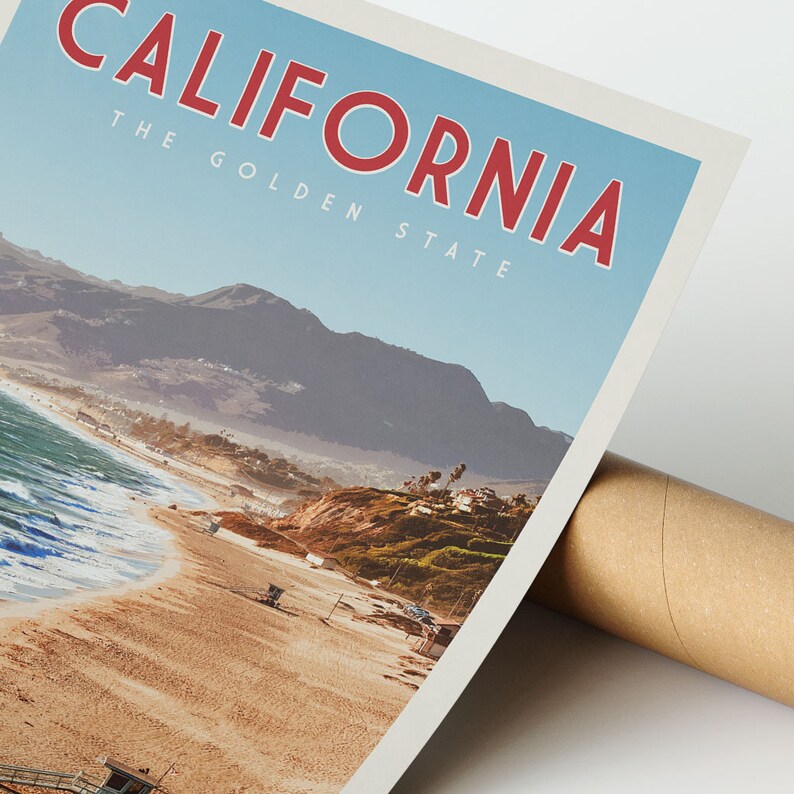 California Poster California Wall Art California Art Print - Etsy