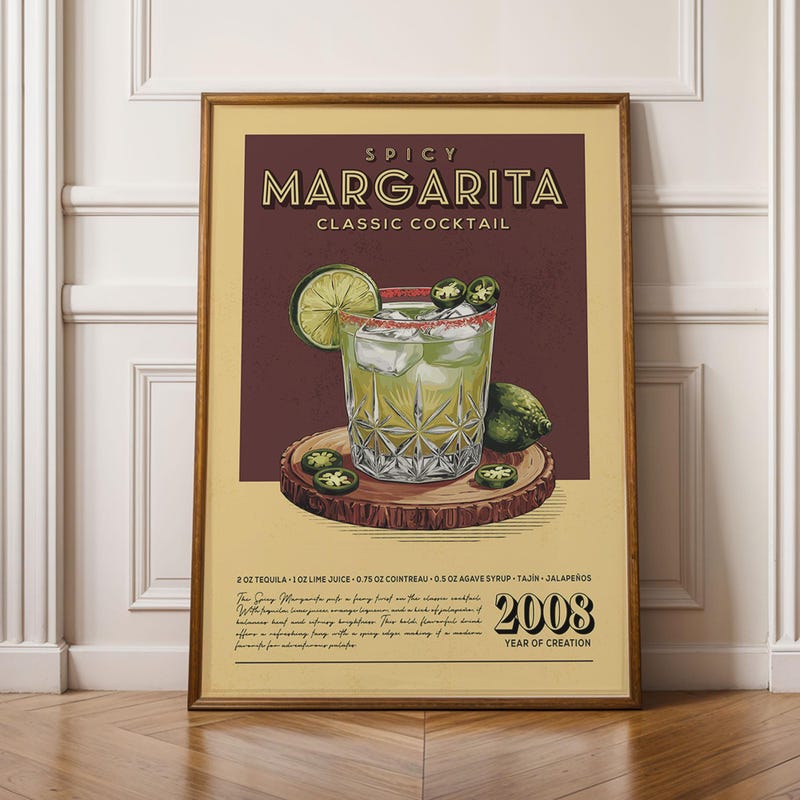 Margarita Vintage Poster - Etsy