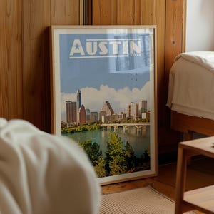 Austin Texas Print, Austin Texas Wall Art, ACL Poster, Austin Skyline ...