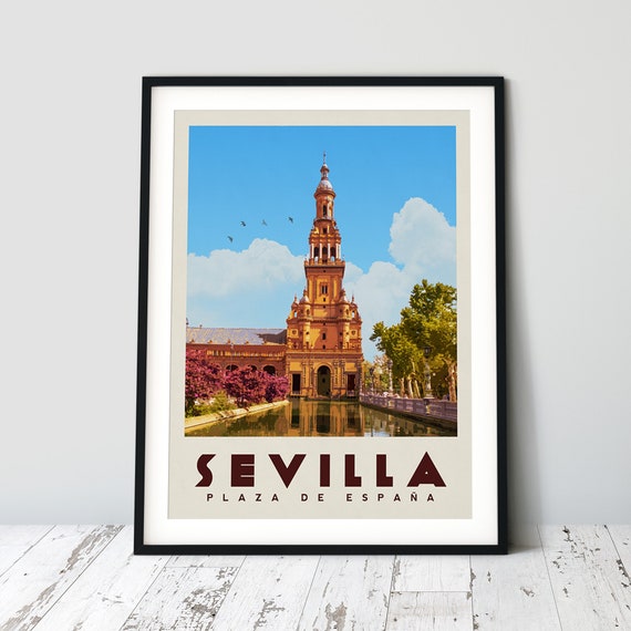 Sevilla Spain Print Spain Art Prints Sevilla Wall Art | Etsy