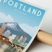Portland Bridges Poster Portland Neighborhood Wall Art - Etsy