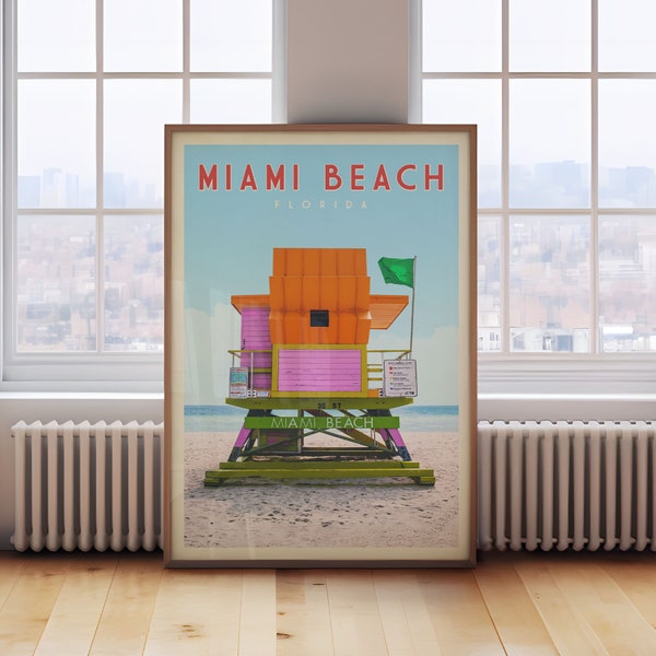 Retro Miami Decor - Etsy