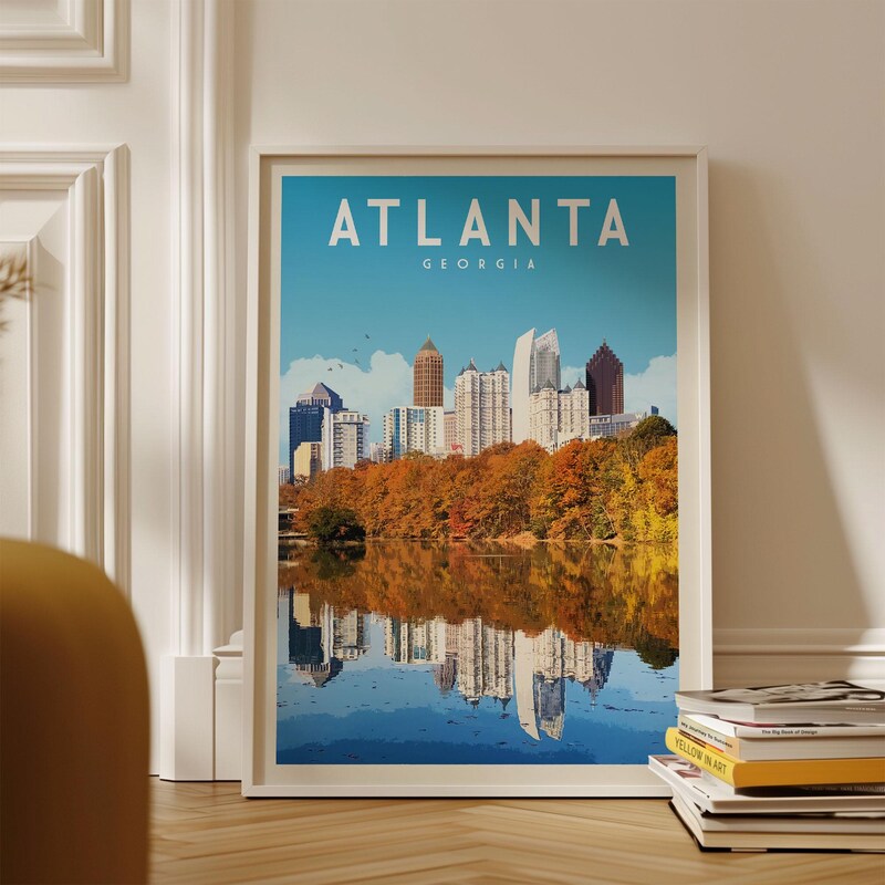 Atlanta Skyline - Etsy