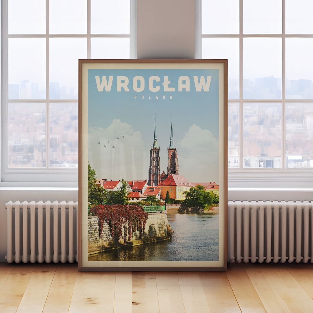 Wroclaw Poster, Poland Poster, Wroclaw Print, Poland Art Print, Wroclaw Poland Gift, Wroclaw ...
