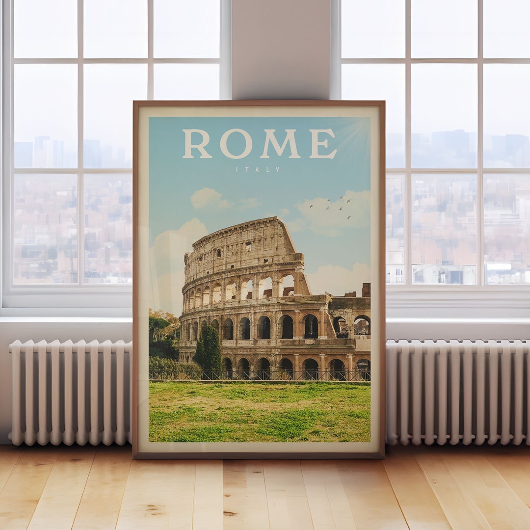 Rome Wall Decor, Rome Wall Art, Rome Print, Italy Wall Art, Rome Poster ...
