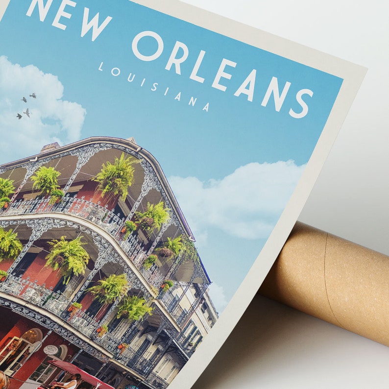 New Orleans Poster New Orleans Print New Orleans Wall Art - Etsy