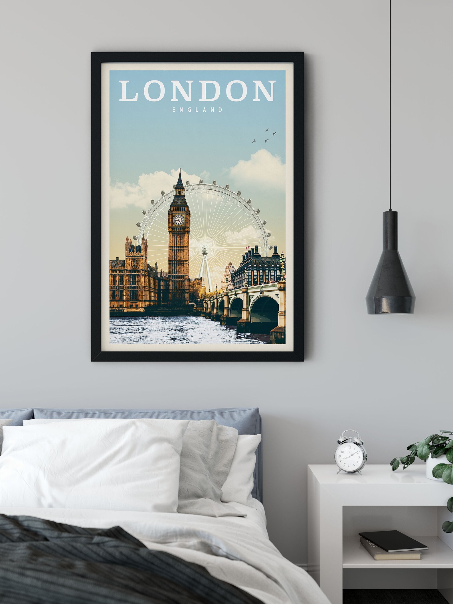 London Wall Art London Print London Poster England Print - Etsy