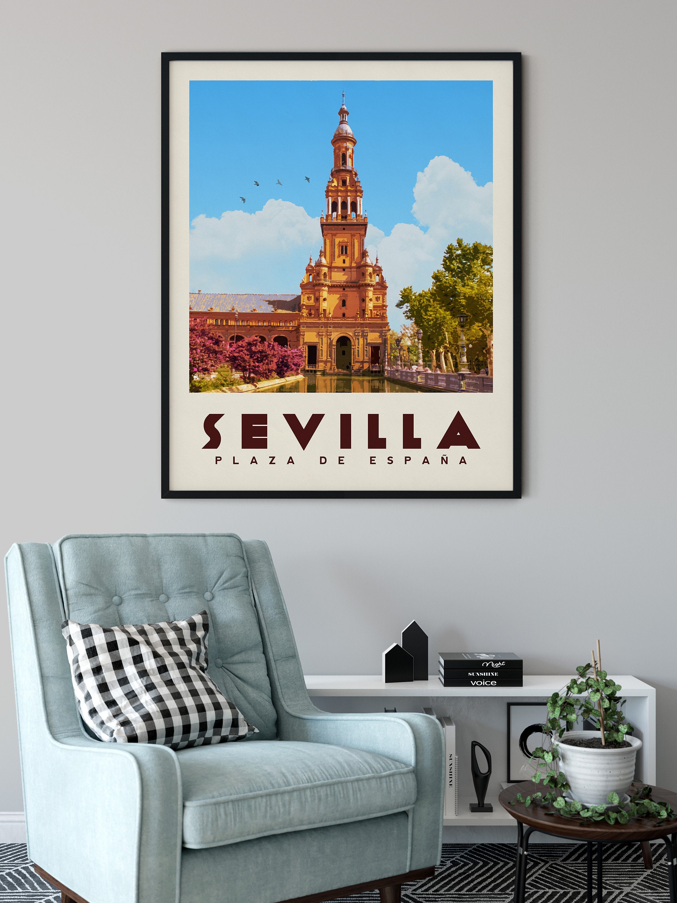 Sevilla Spain Print Spain Art Prints Sevilla Wall Art | Etsy