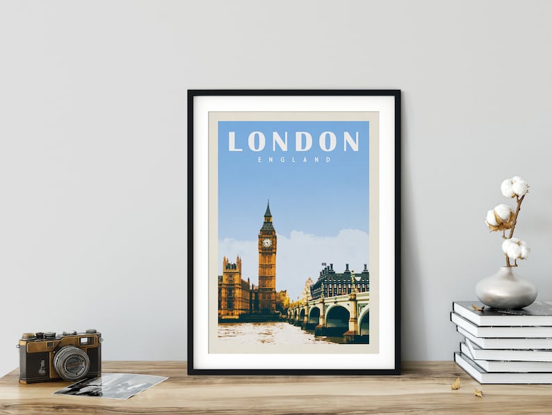 London Wall Art London Print London Poster England Print | Etsy