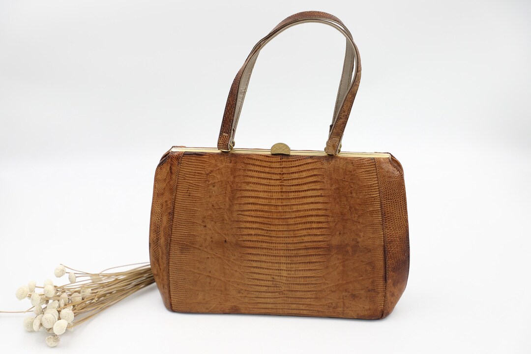 1950s Classic Lizard Skin Bag | Sydney California - Etsy
