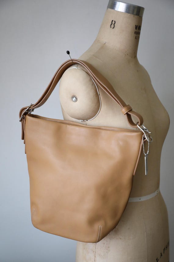 Coach Soho Legacy Bucket Bag 9186 - Camel Tan Leather… - Gem