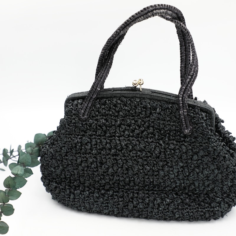 Raffia Cylinder Bag - Etsy