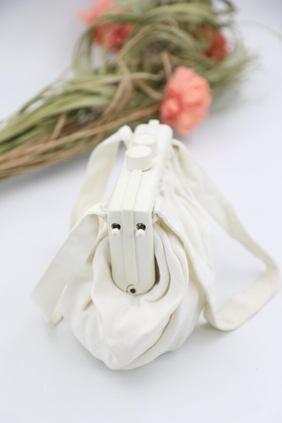 1950s Curtain Rod Handbag - Vintage Purse with Acryli… - Gem