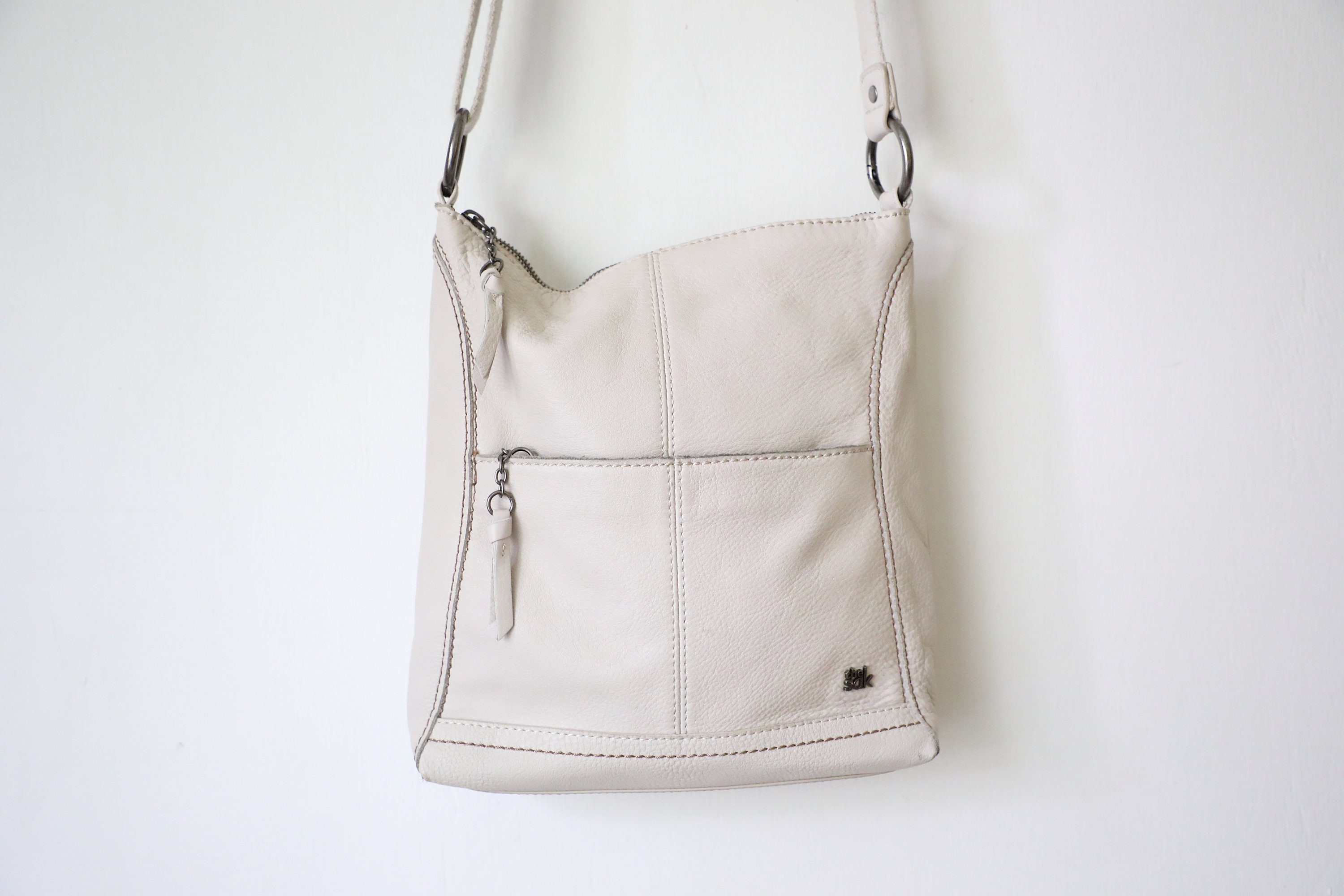 The SAK Cream Slim Crossbody Bag Etsy Polska